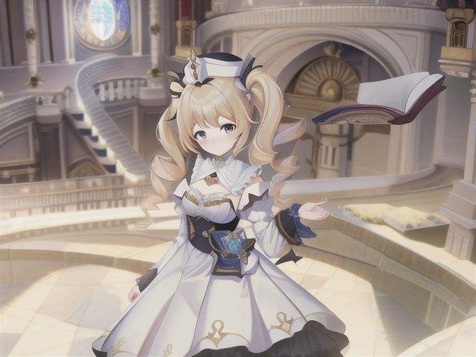 Barbara in ai art Genshin Impact | HoYoLAB