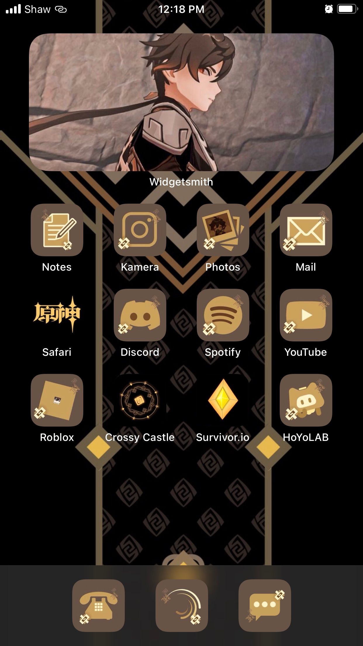 Phone Design: Zhongli Genshin Impact | HoYoLAB