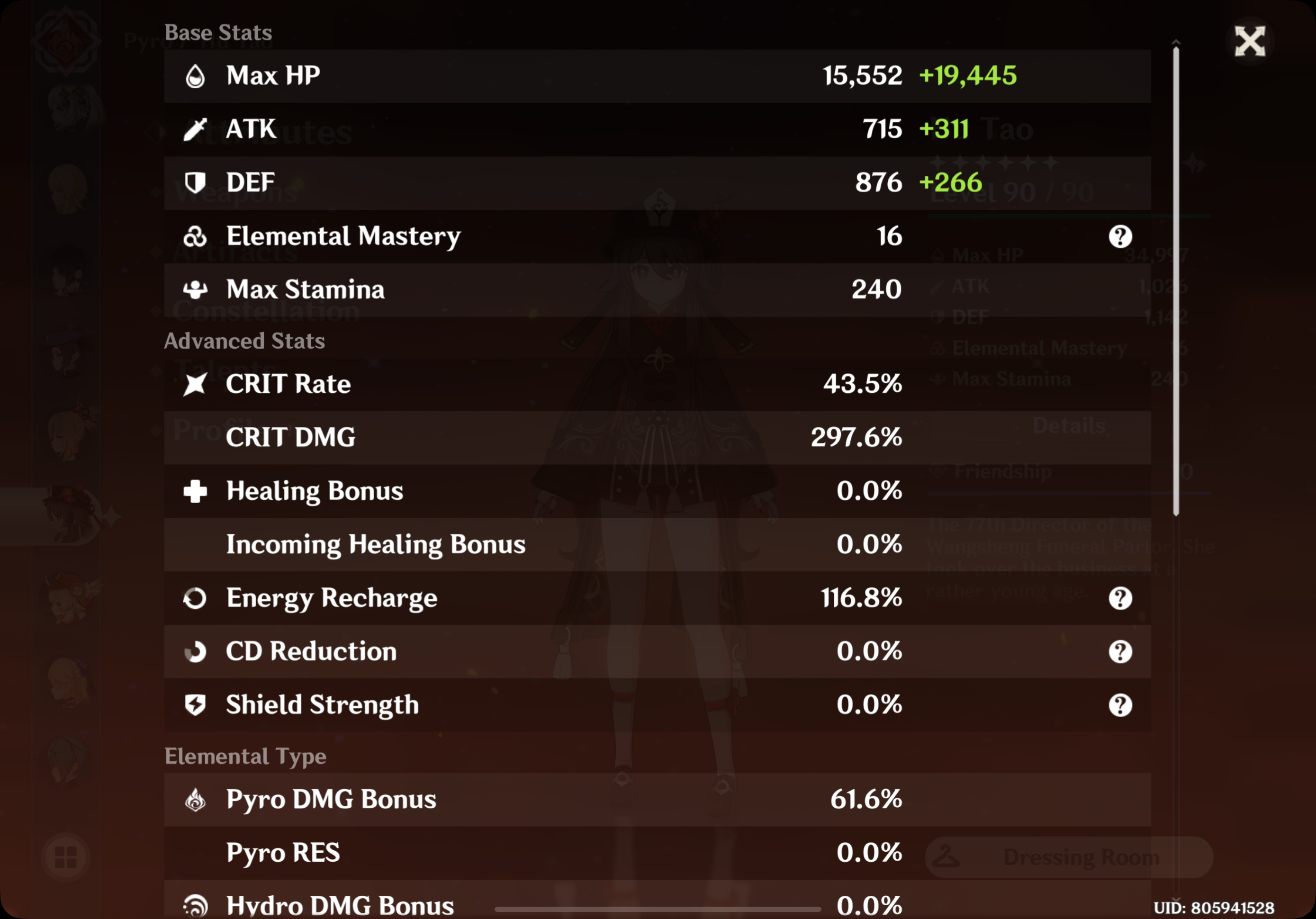 Hu tao 1M build Genshin Impact | HoYoLAB