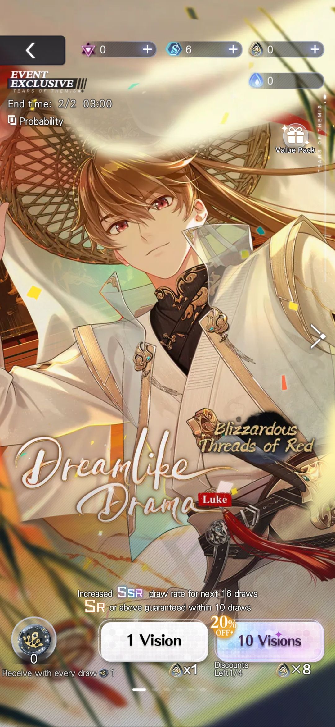 NOOO MY GUFENG LUKE SSR AAAA Tears of Themis | HoYoLAB