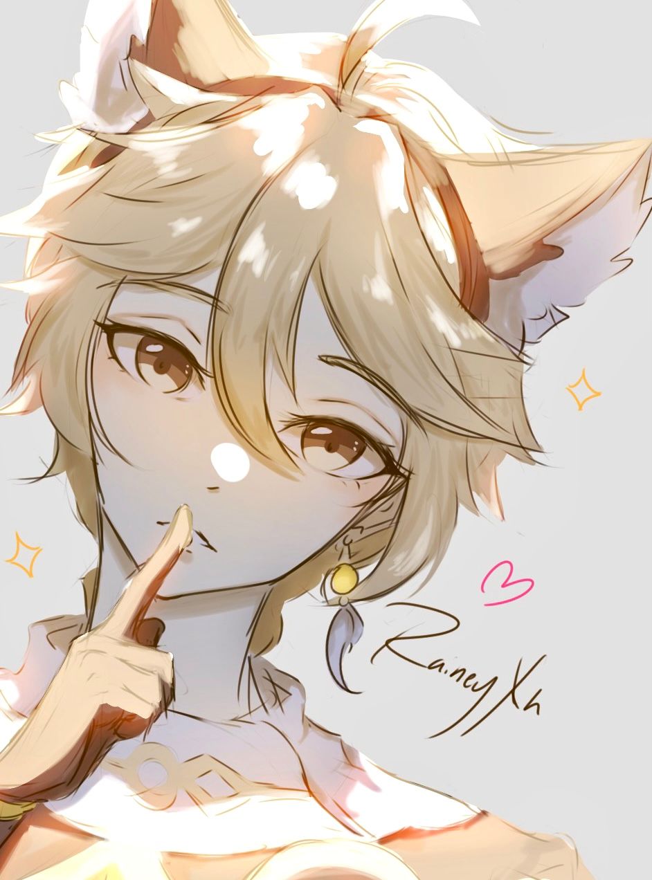 Aether with dog ears 🥰 Genshin Impact | HoYoLAB