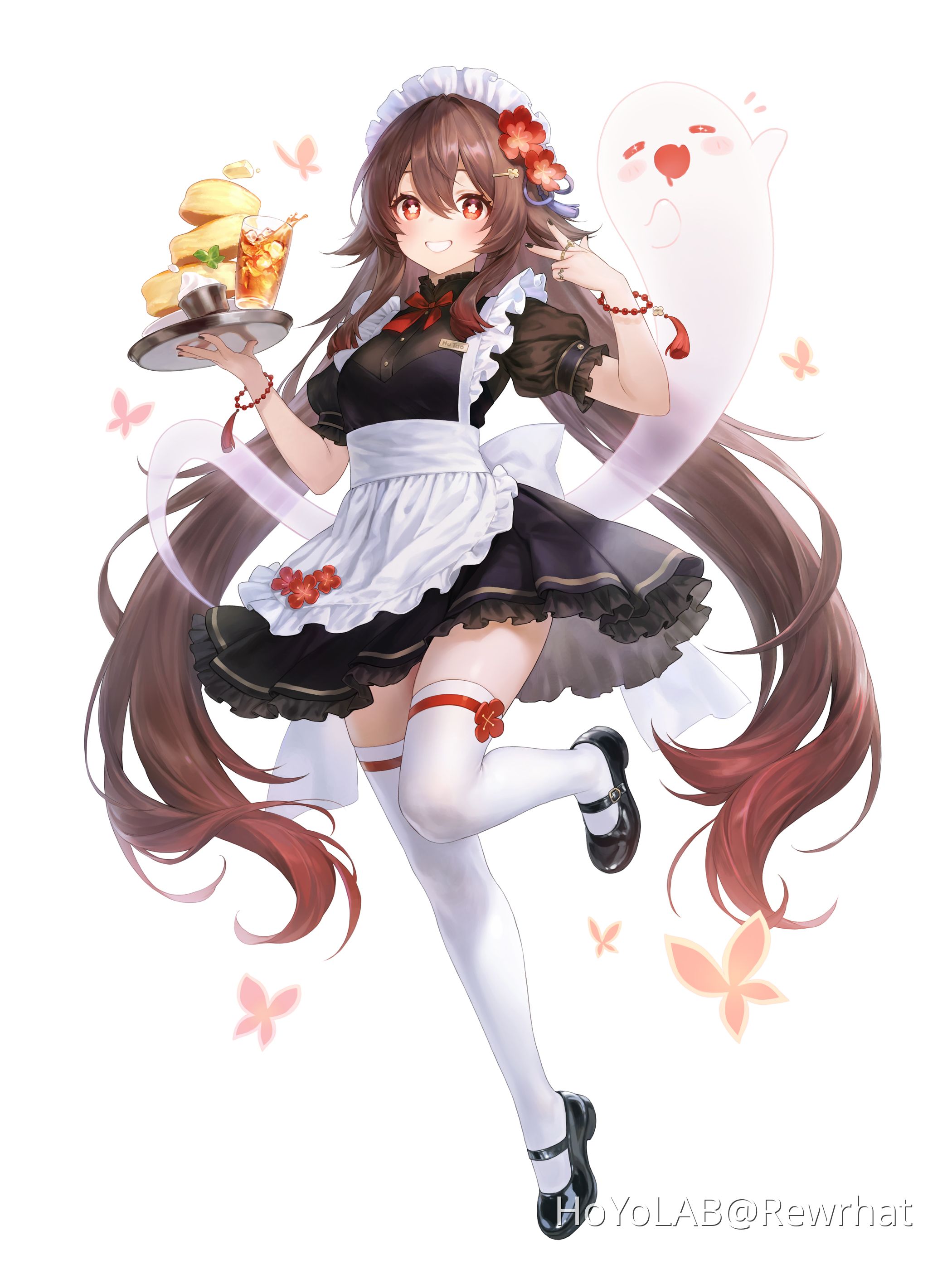 Hutao maid Genshin Impact | HoYoLAB