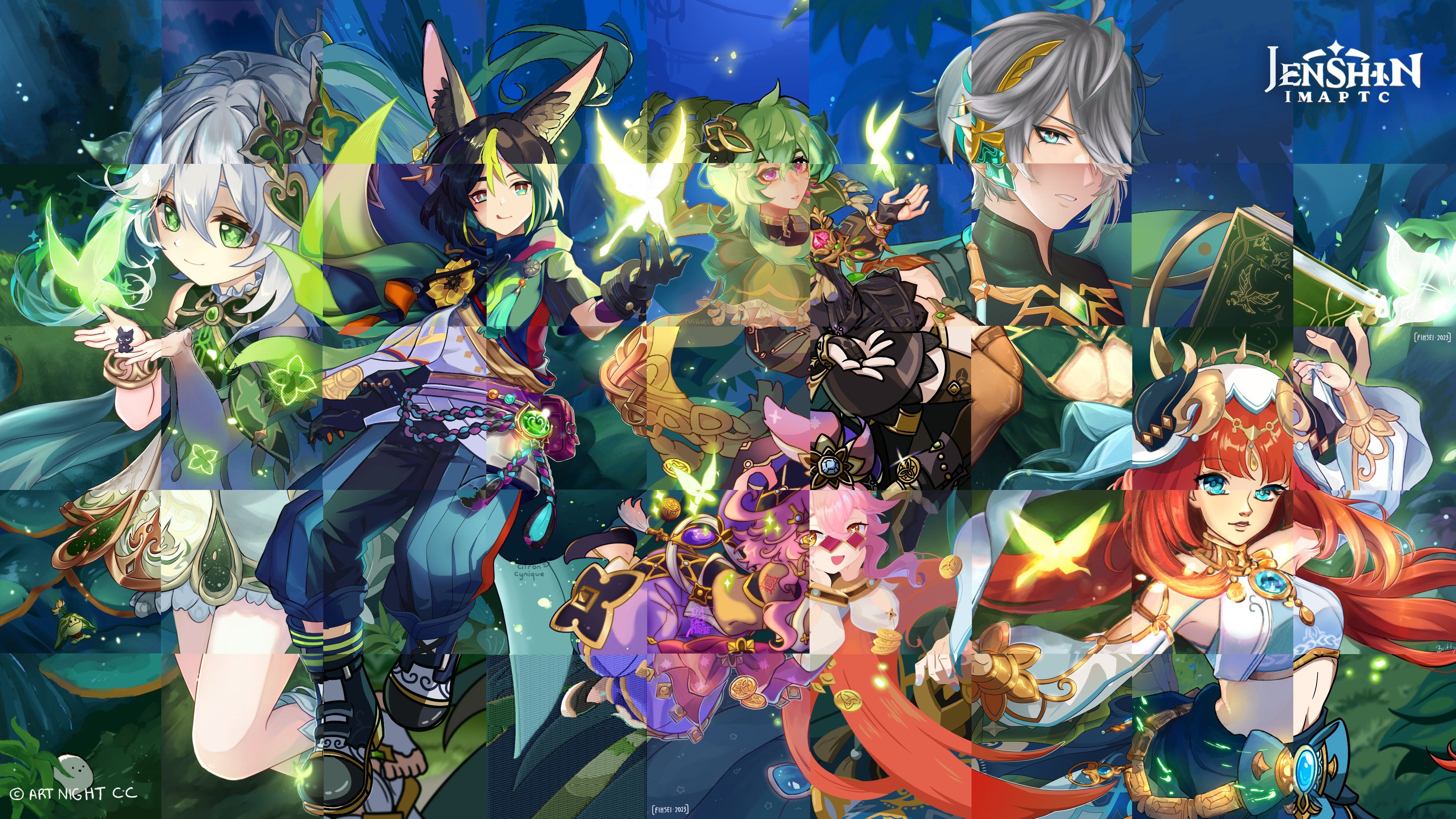 Genshin CC Art Night [71] (Grid Collab💠) Genshin Impact | HoYoLAB