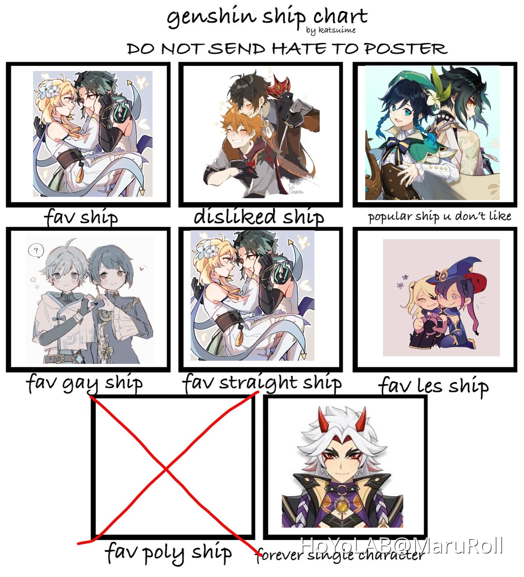 Genshin Ship Chart! 💕 Genshin Impact | HoYoLAB