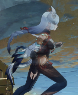 Shenhe running away from her problems. Genshin Impact | HoYoLAB