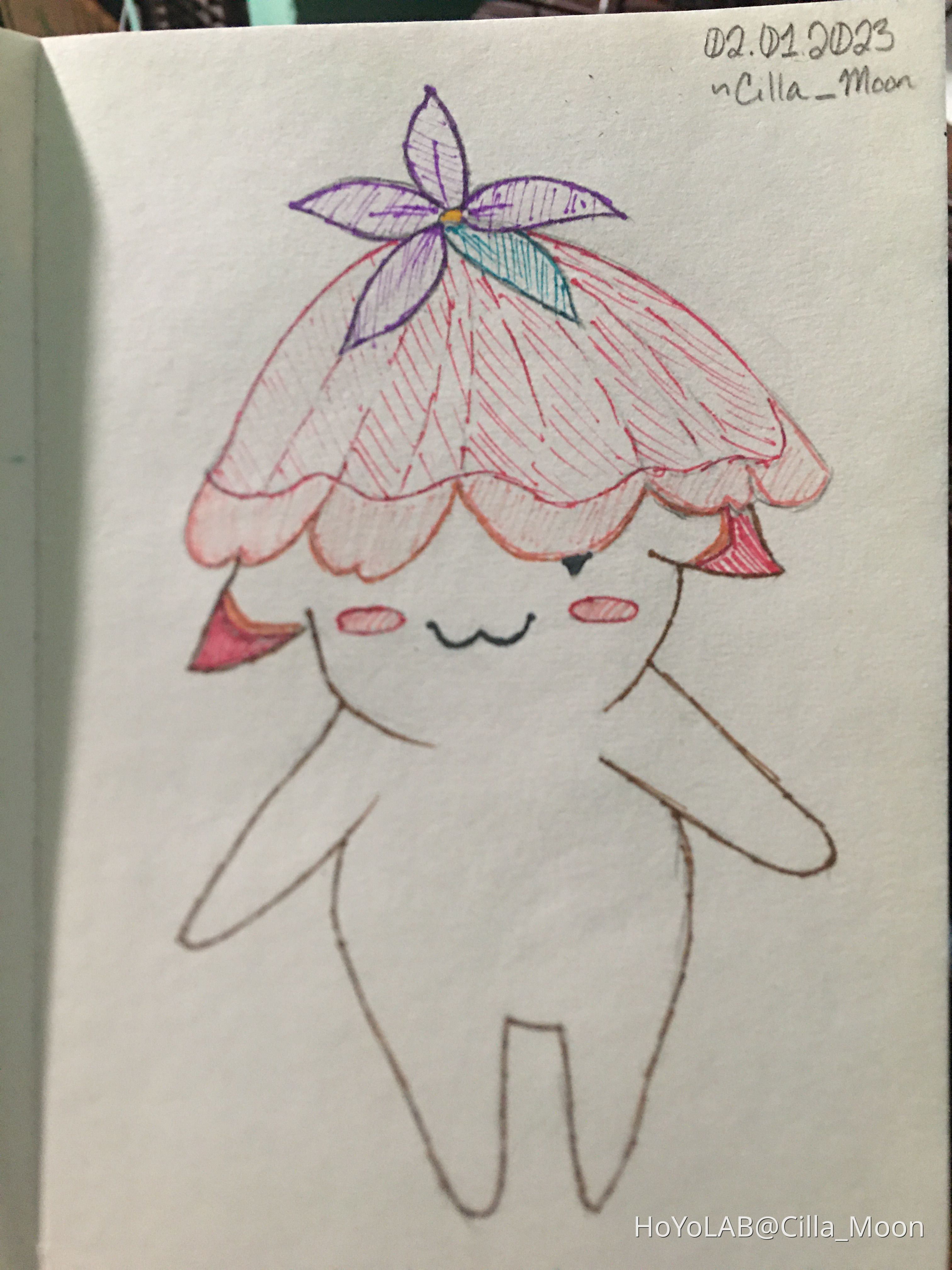 Doodling an Aranara Genshin Impact | HoYoLAB