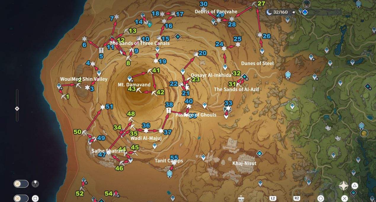 「V3.4 Guide」 Updated Dendroculus Collection in Sumeru Genshin Impact ...