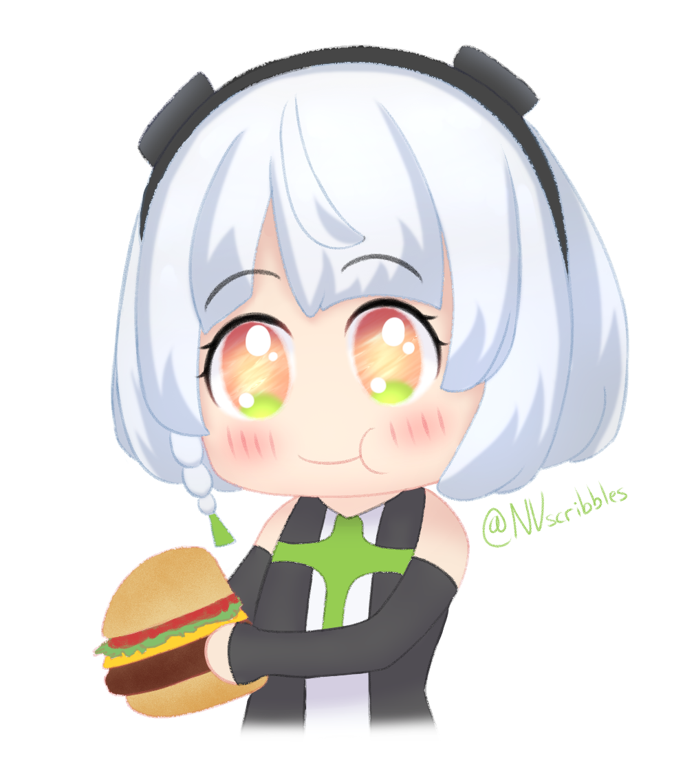 Anby with a Burger Zenless Zone Zero | HoYoLAB