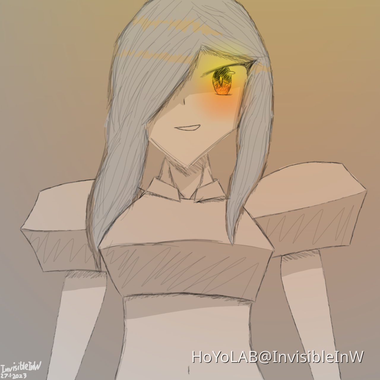 Still not sure what to draw, here's another random OC | HoYoLAB