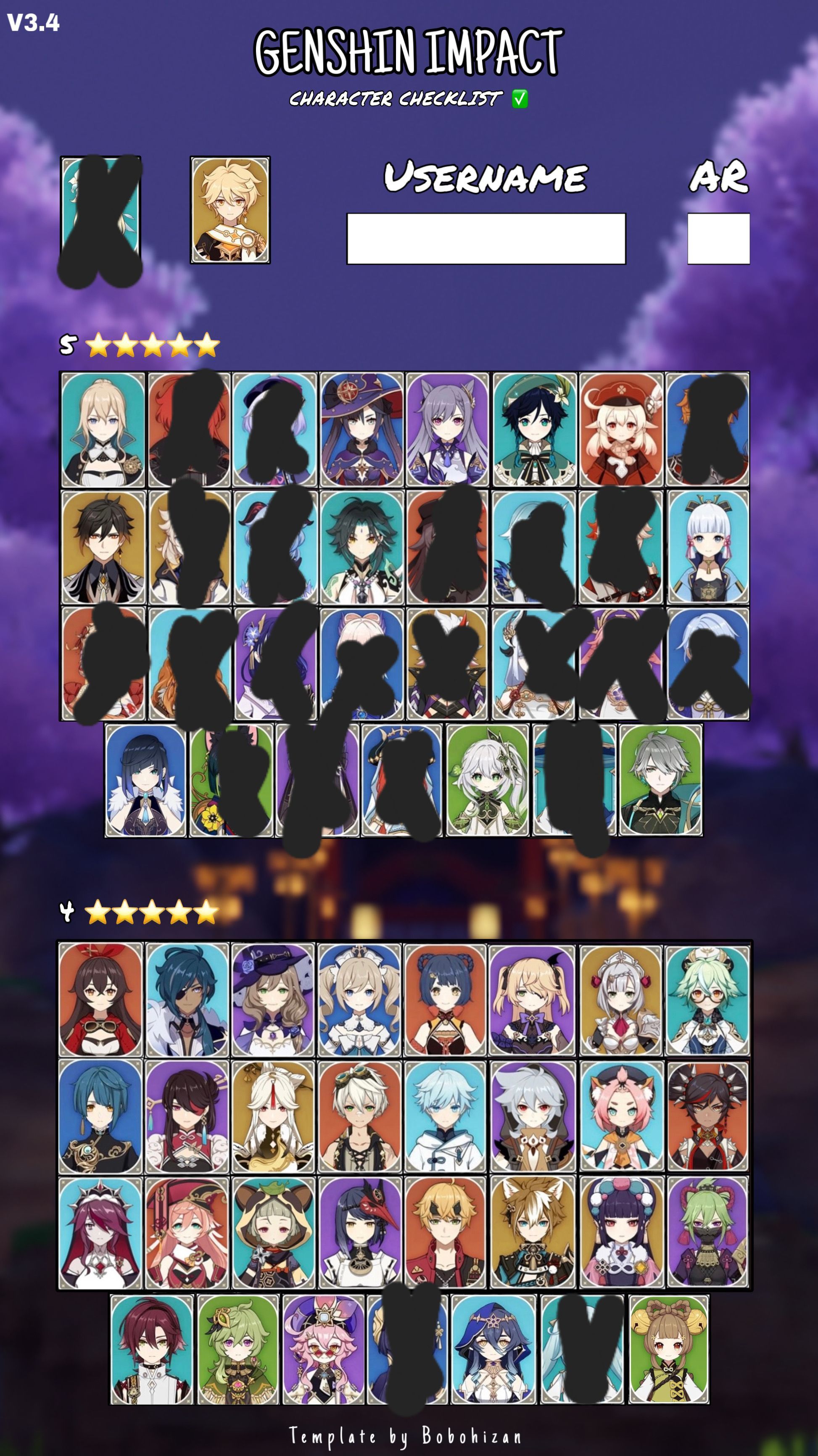 Characters list Genshin Impact | HoYoLAB