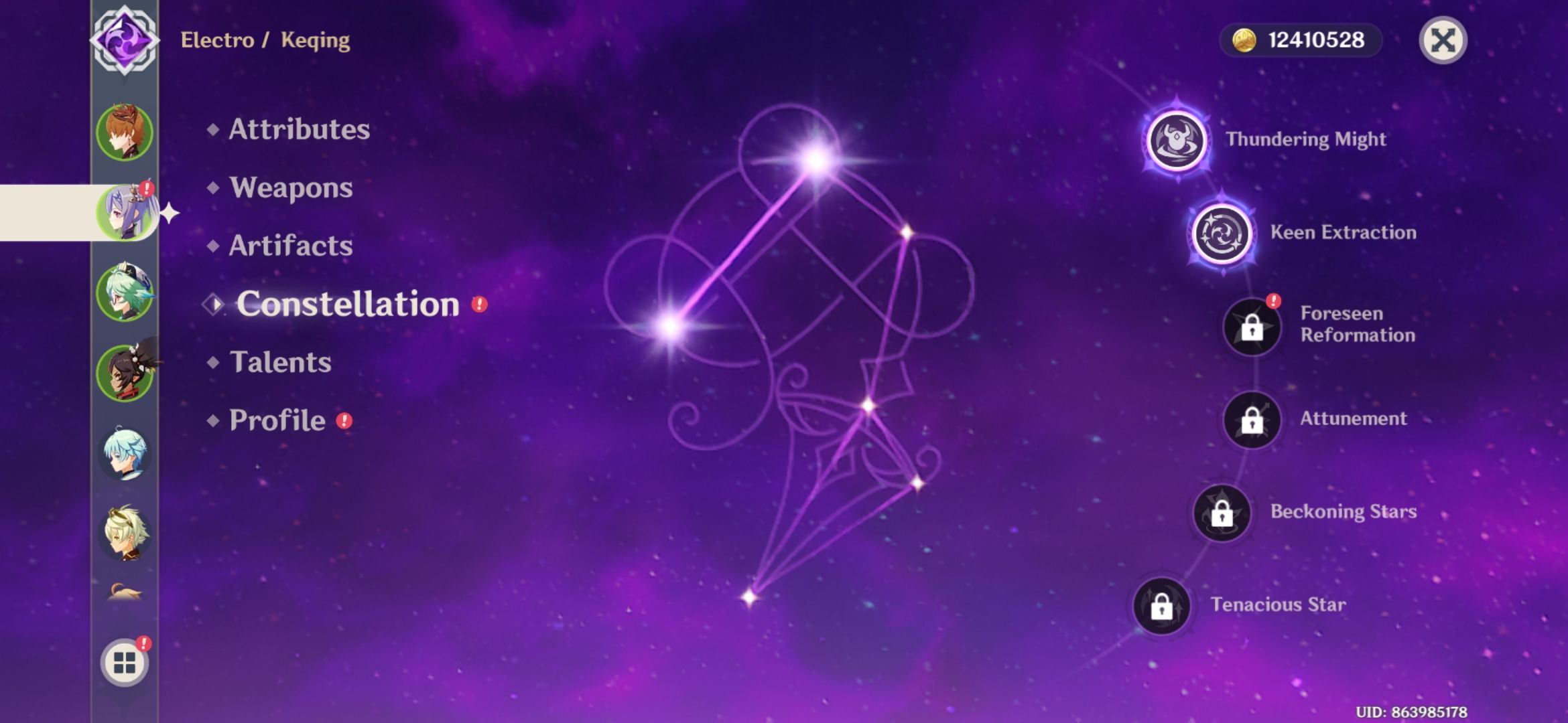 YOOOOO C3 KEQING THEN AL HAITHAM THEN XINYAN THEN C1 THOMA AND THEN ...