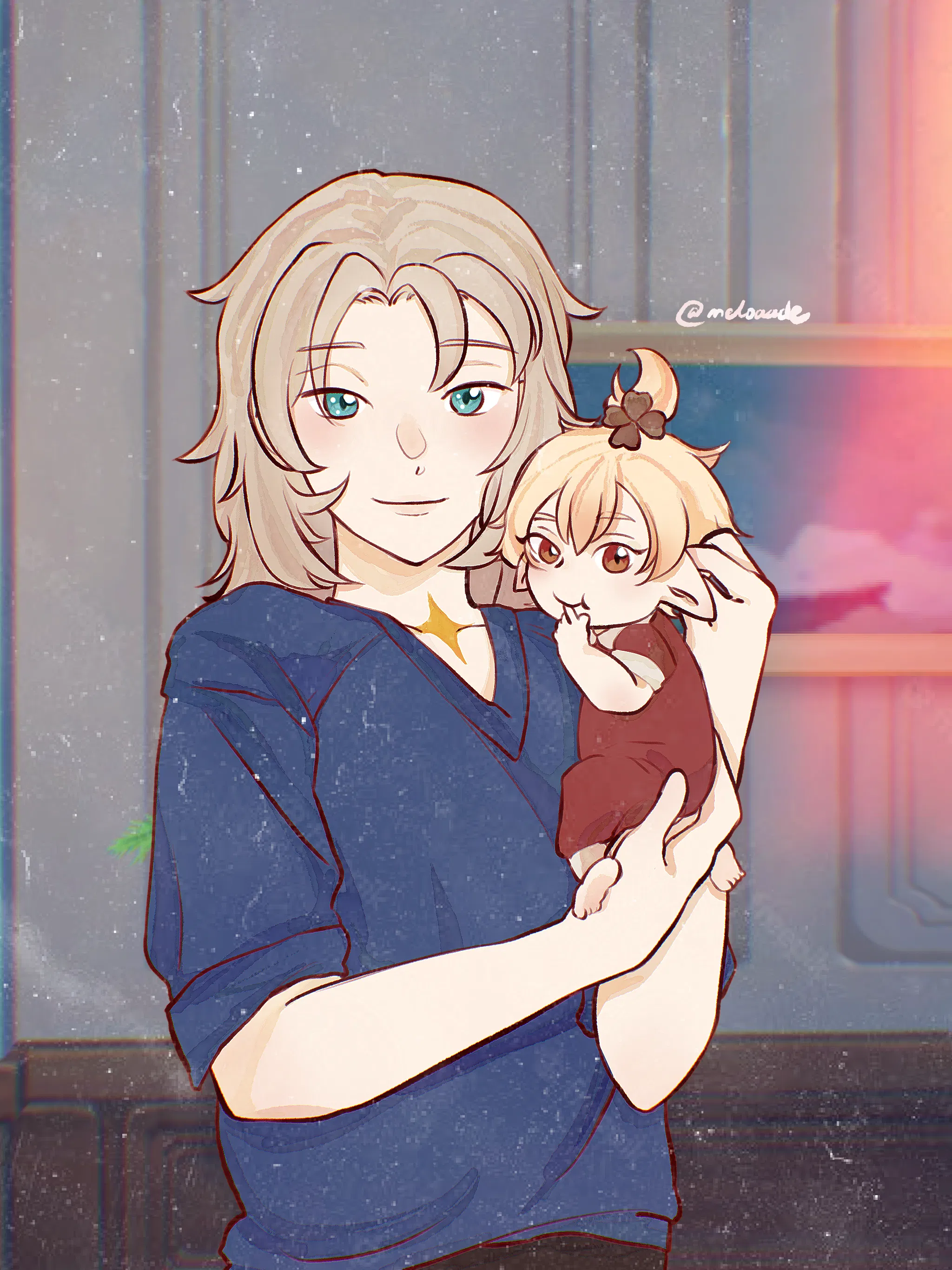 young albedo and baby klee! Genshin Impact | HoYoLAB