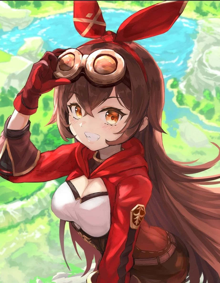 These is a fan art of Ambere Genshin Impact | HoYoLAB