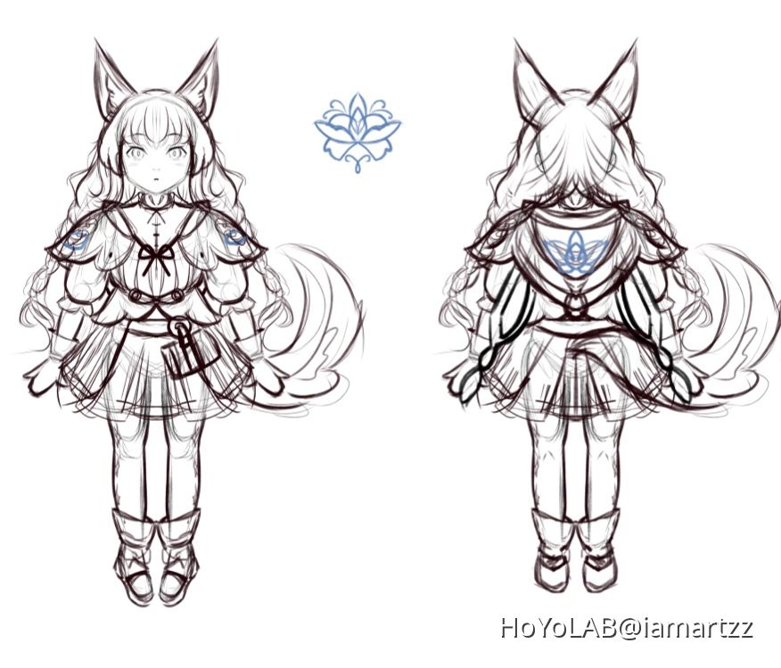 Working on my Genshin oc, day 1 🍀 Genshin Impact | HoYoLAB