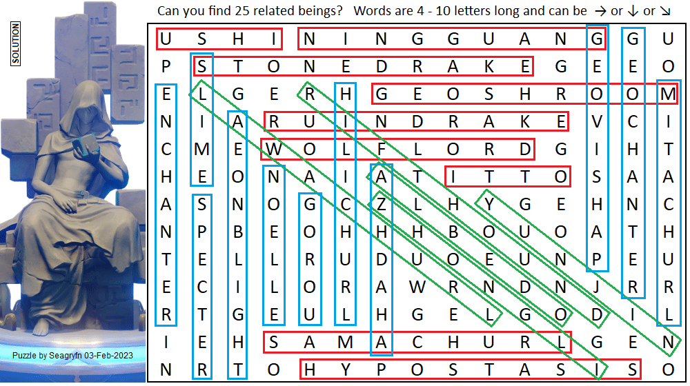 Word Games - Feb 03 - GEO (Solution) Genshin Impact | HoYoLAB