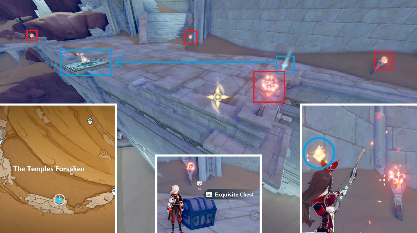 Solving Desert Ruins Hidden Torch Puzzles Genshin Impact | HoYoLAB