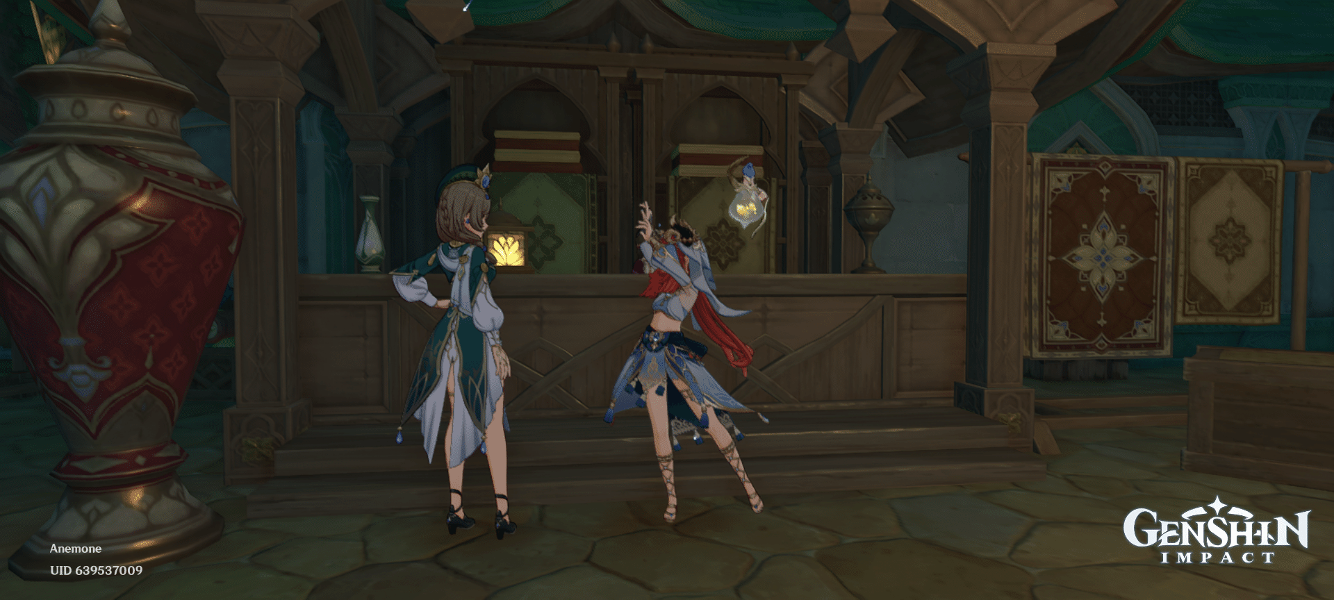 Lisa Hide and Seek Day 4 - Taking in the Grand Bazaar Genshin Impact ...