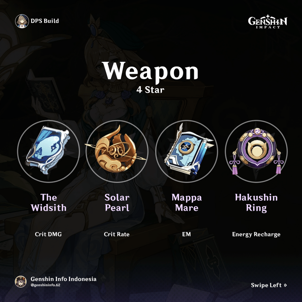 Lisa On Field DPS Build Guide | Genshin 3.4 Genshin Impact | HoYoLAB