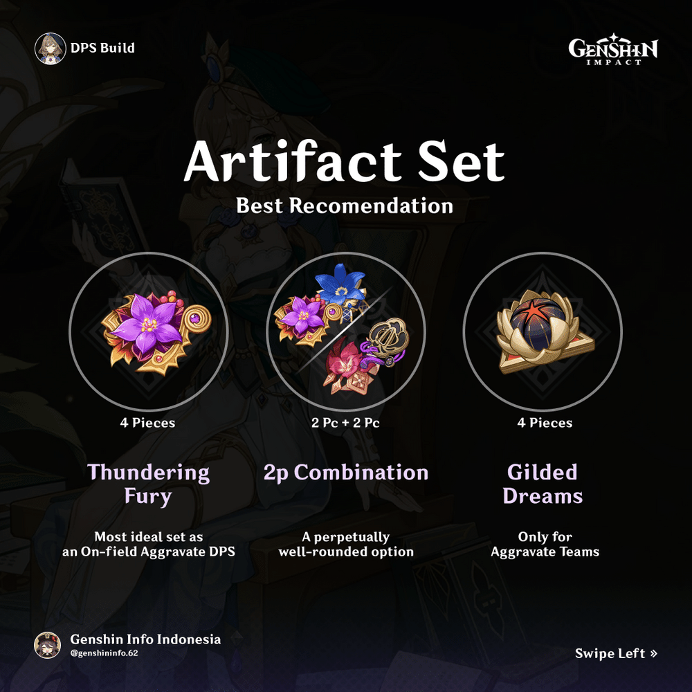 Lisa On Field DPS Build Guide | Genshin 3.4 Genshin Impact | HoYoLAB