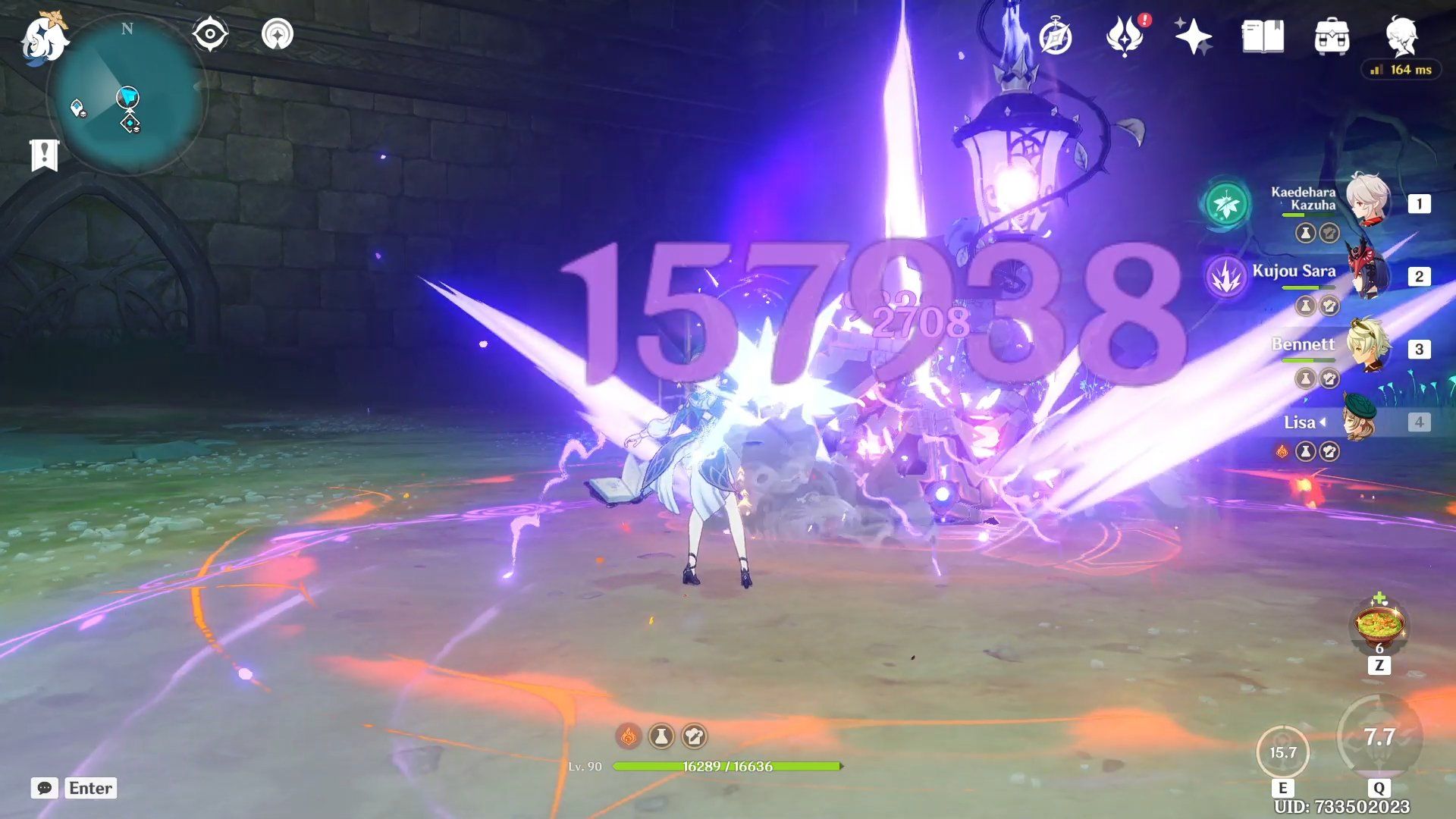 Lisa new event skin = Lisa new crit dmg personal high score 😌 Genshin ...