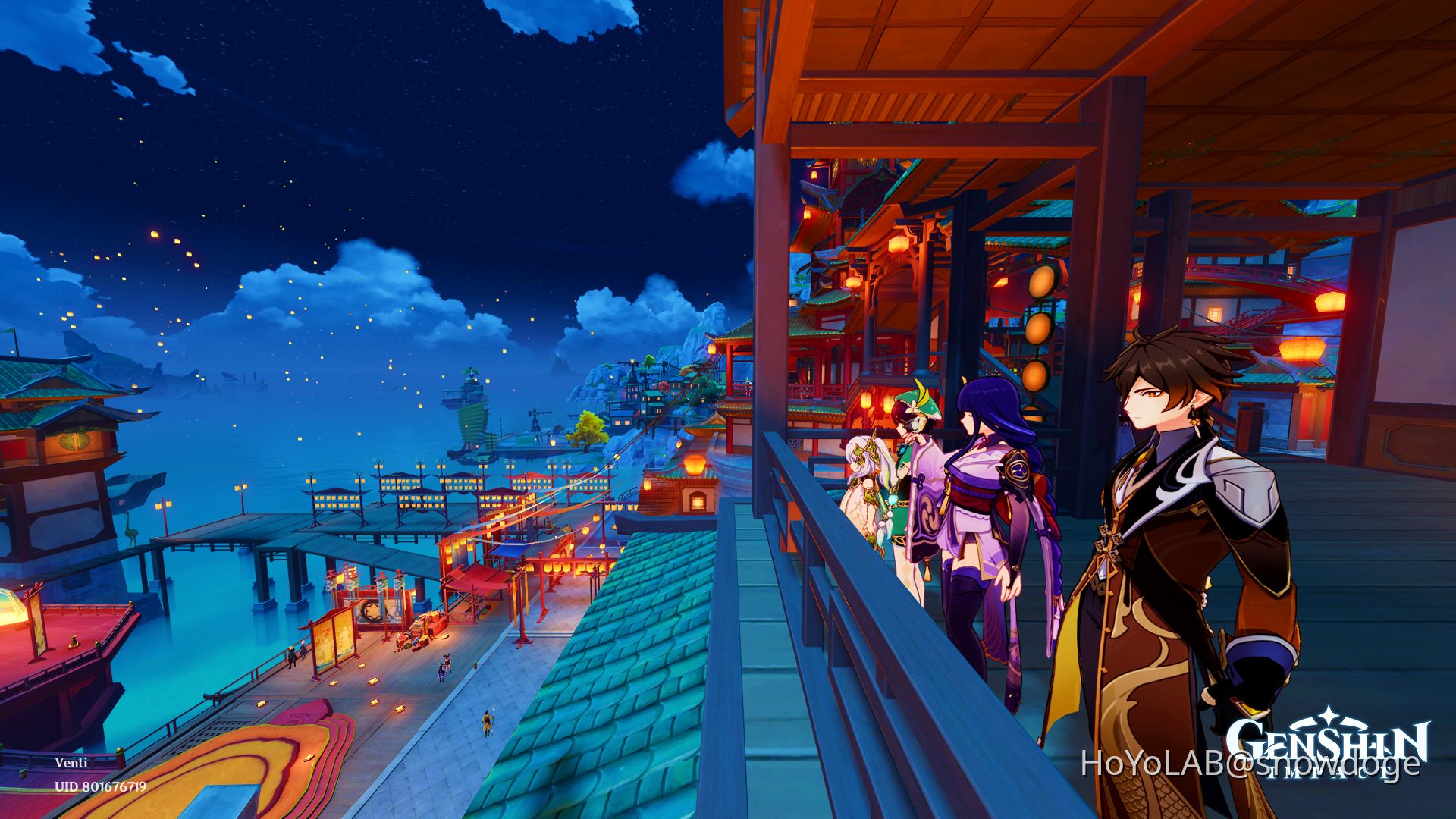 Archons enjoying Lantern Rite Genshin Impact | HoYoLAB