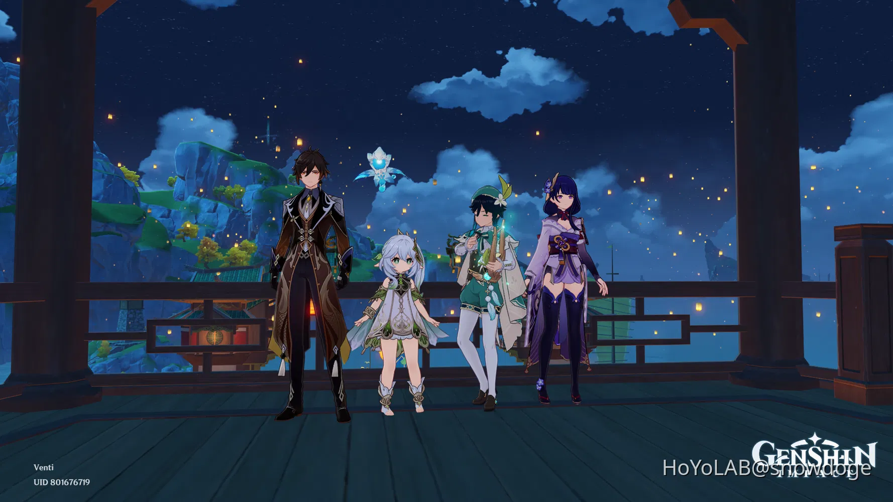 Archons enjoying Lantern Rite Genshin Impact | HoYoLAB