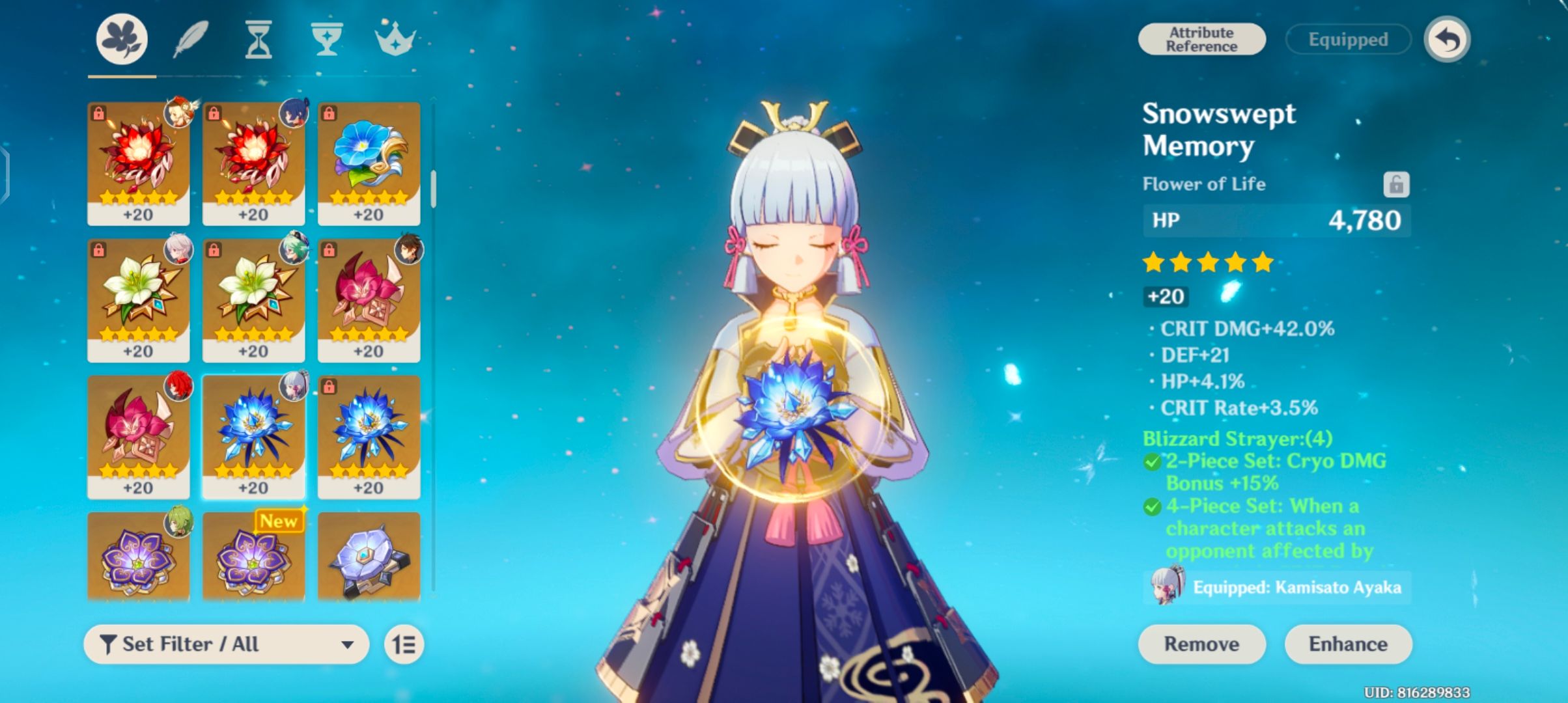 My luckiest artifact roll Genshin Impact | HoYoLAB