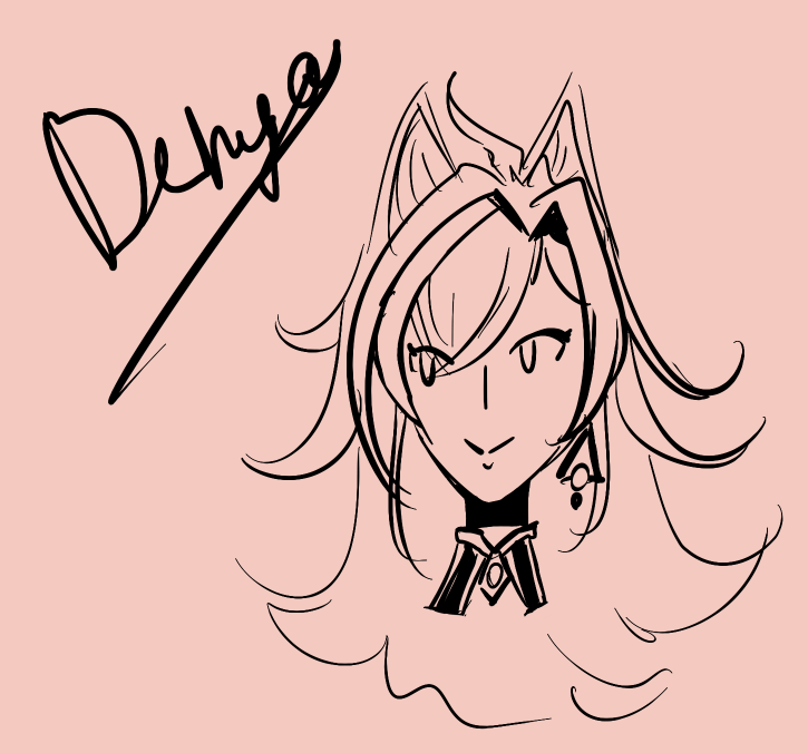 Dehya sketch : Genshin Impact | HoYoLAB