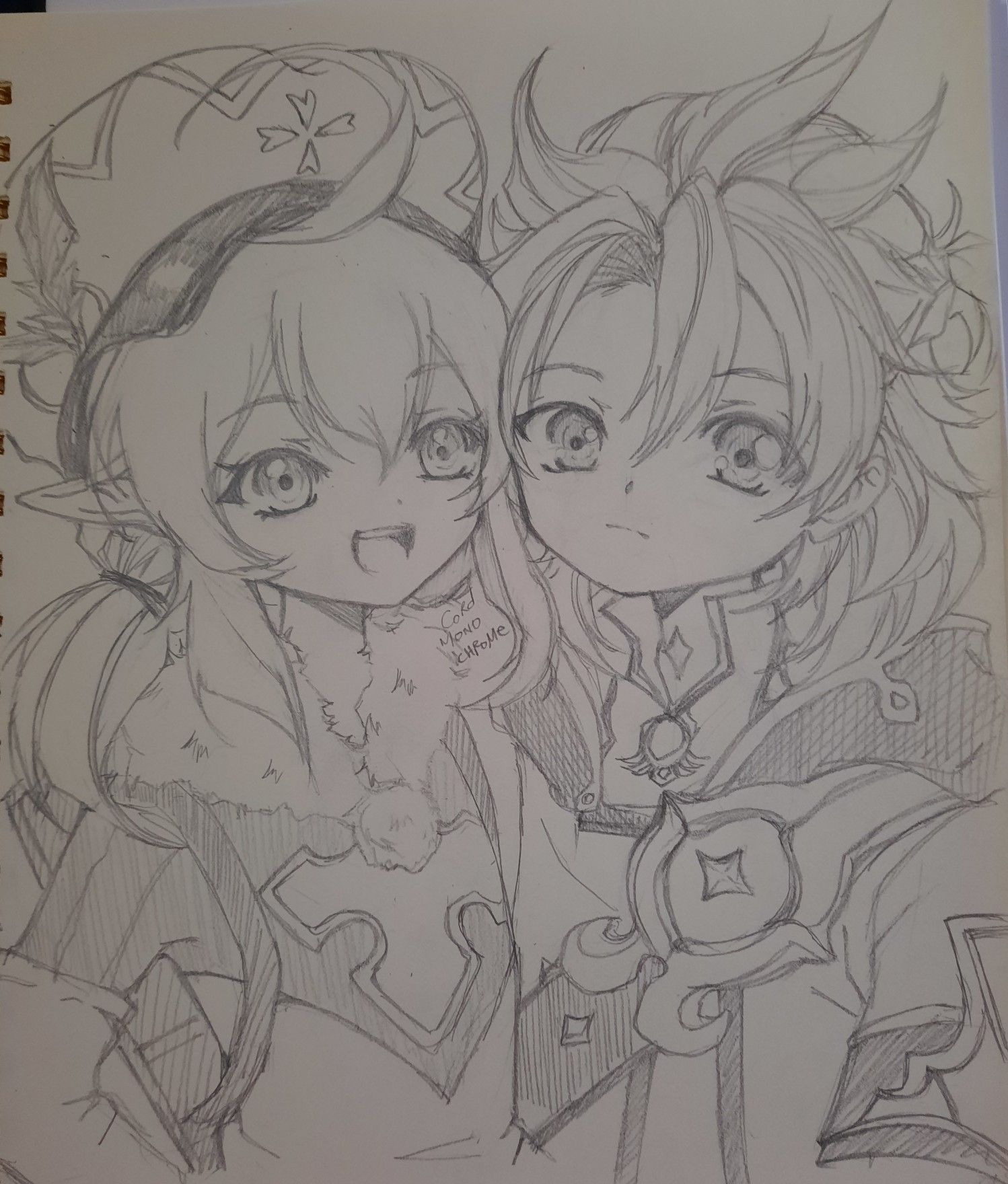 "Look Sucrose!brother Albedo now is the same tall as Klee!" -aahh it ...