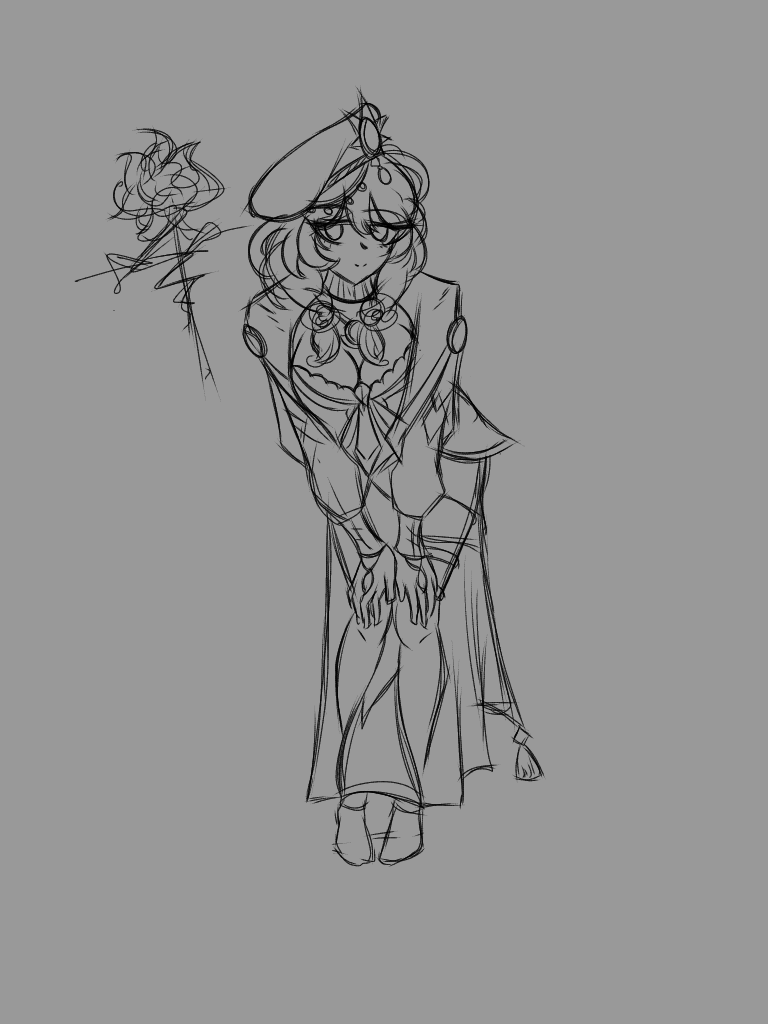 Arte da Skin da lisa em produção (WIP) Genshin Impact | HoYoLAB