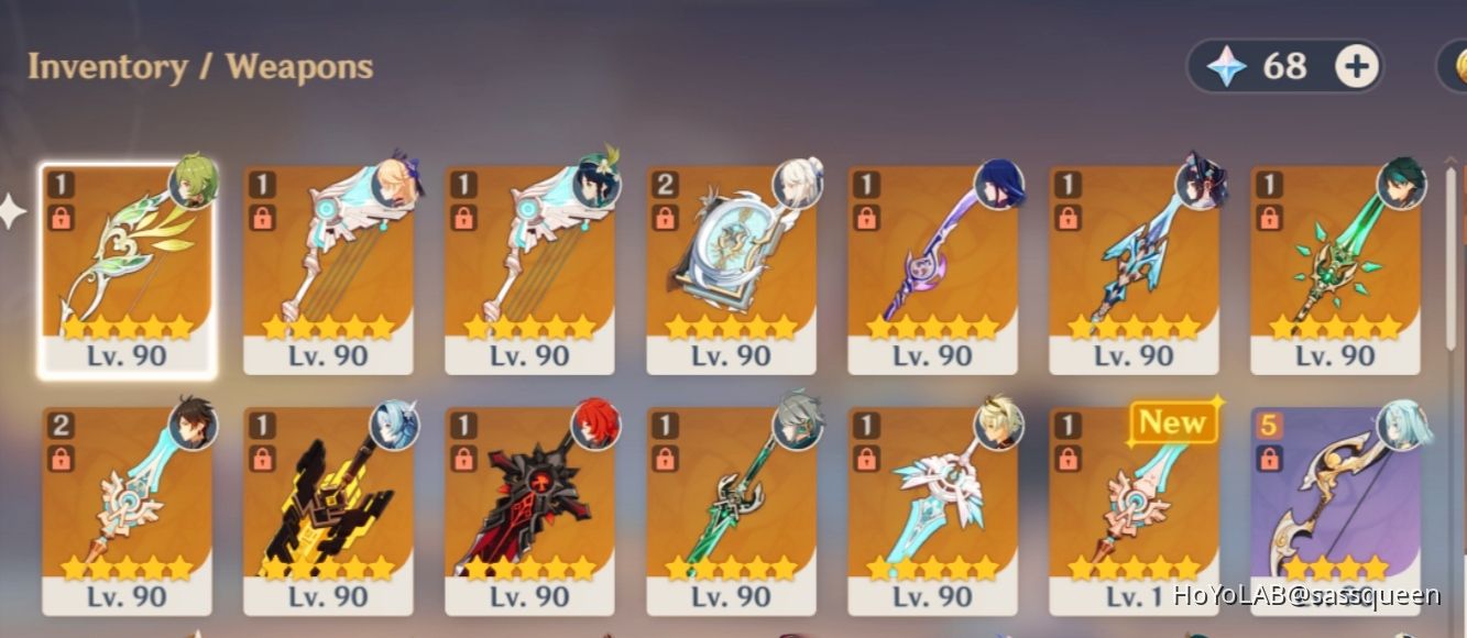 well this is my third Skyward Spine from standard banner. Genshin ...