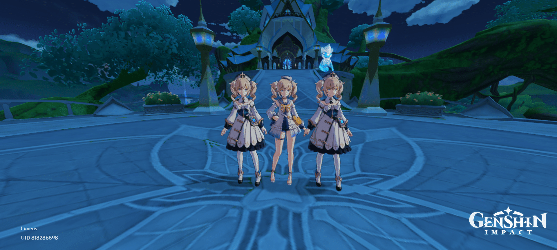 Barbara and her backup dancers Genshin Impact | HoYoLAB