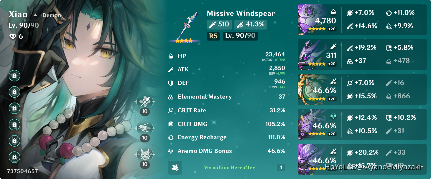 My xiao showcase Genshin Impact | HoYoLAB