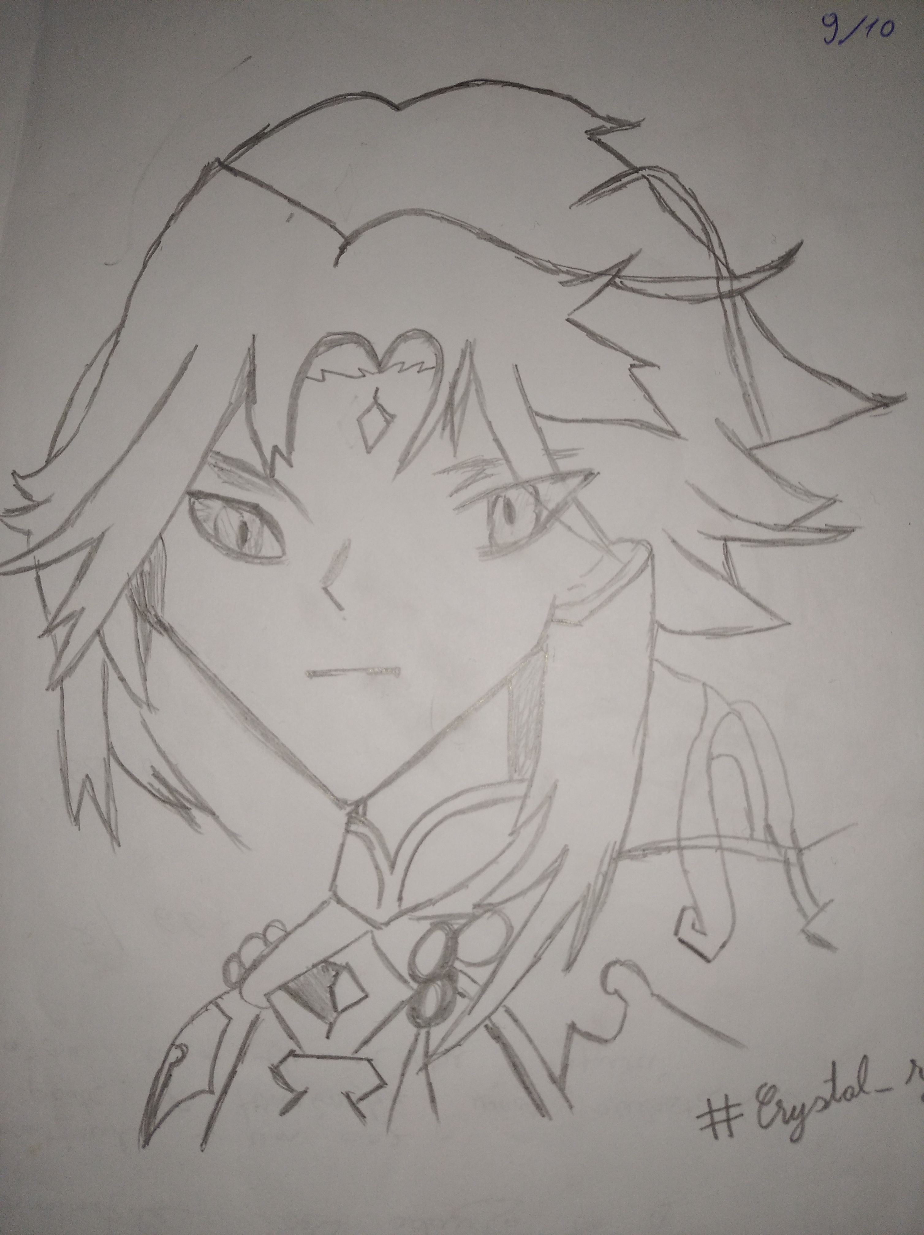 Xiao drawing(second try) Genshin Impact | HoYoLAB