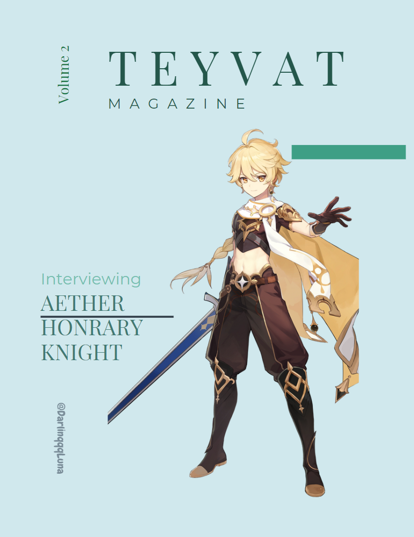 Aether (Anemo) Magazine Genshin Impact | HoYoLAB