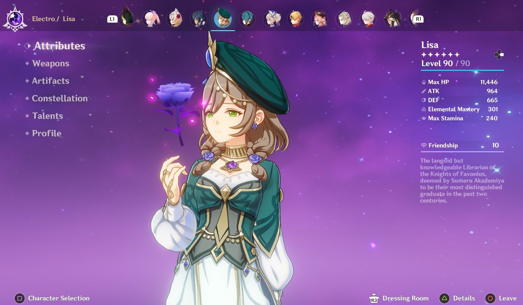 My C2 Lisa has her brand new skin! Genshin Impact | HoYoLAB