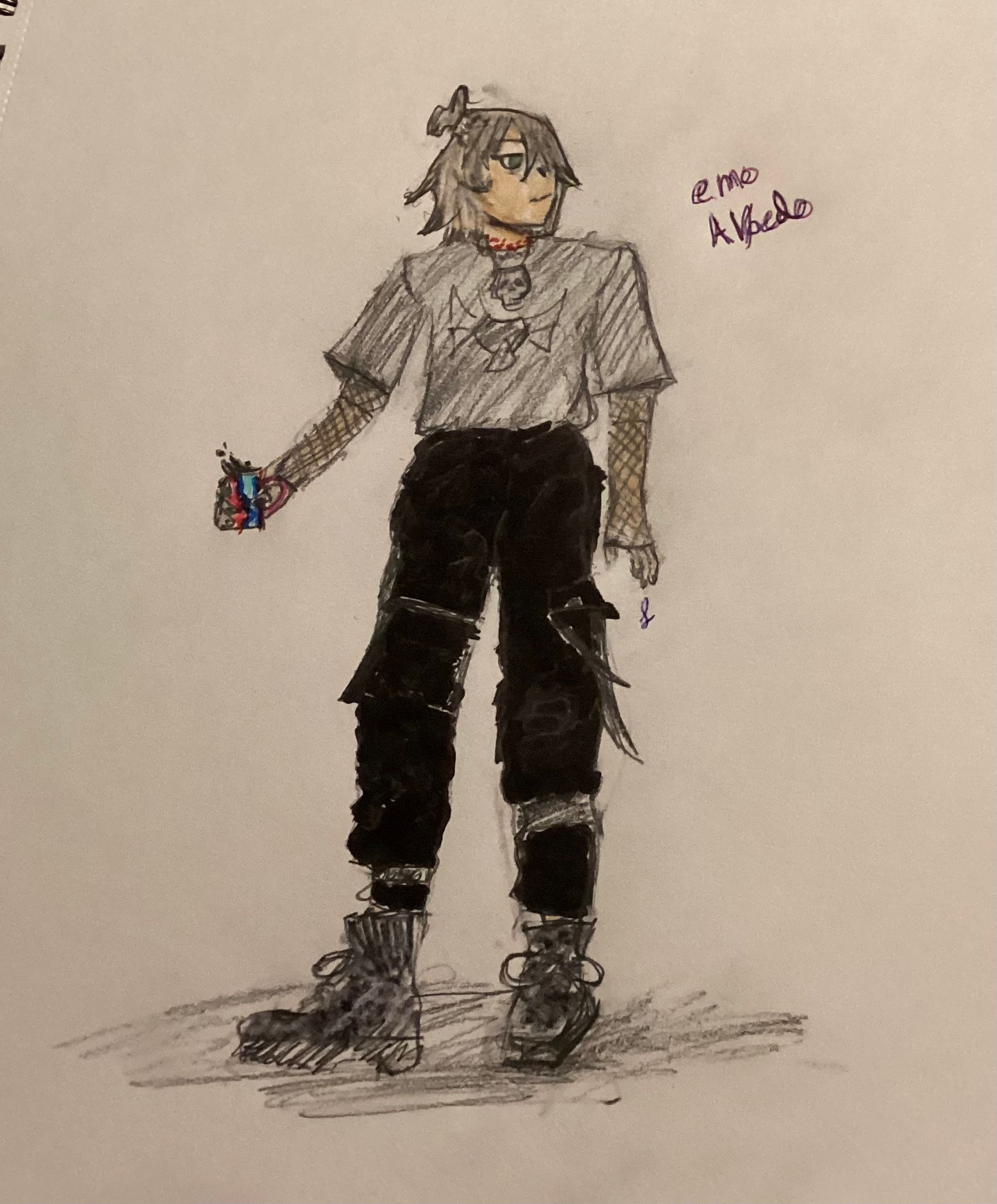 Hey ppl! I drew emo albedo Genshin Impact | HoYoLAB