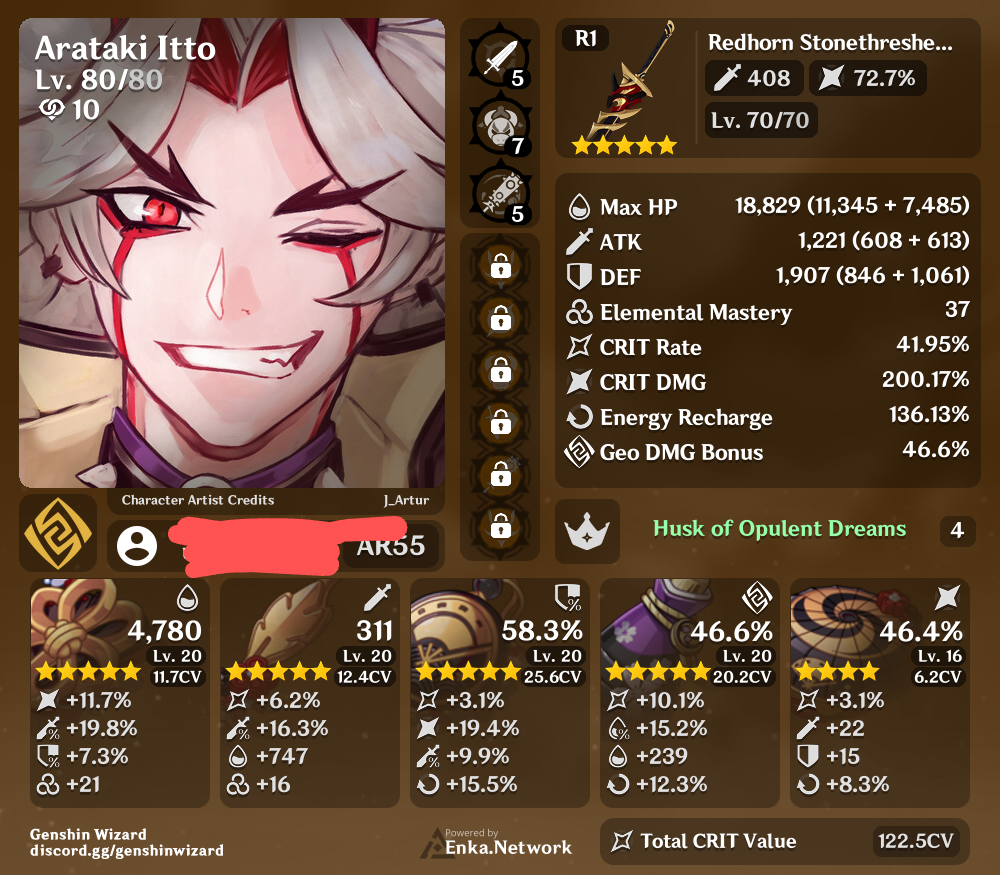 The Itto build improved! Genshin Impact | HoYoLAB