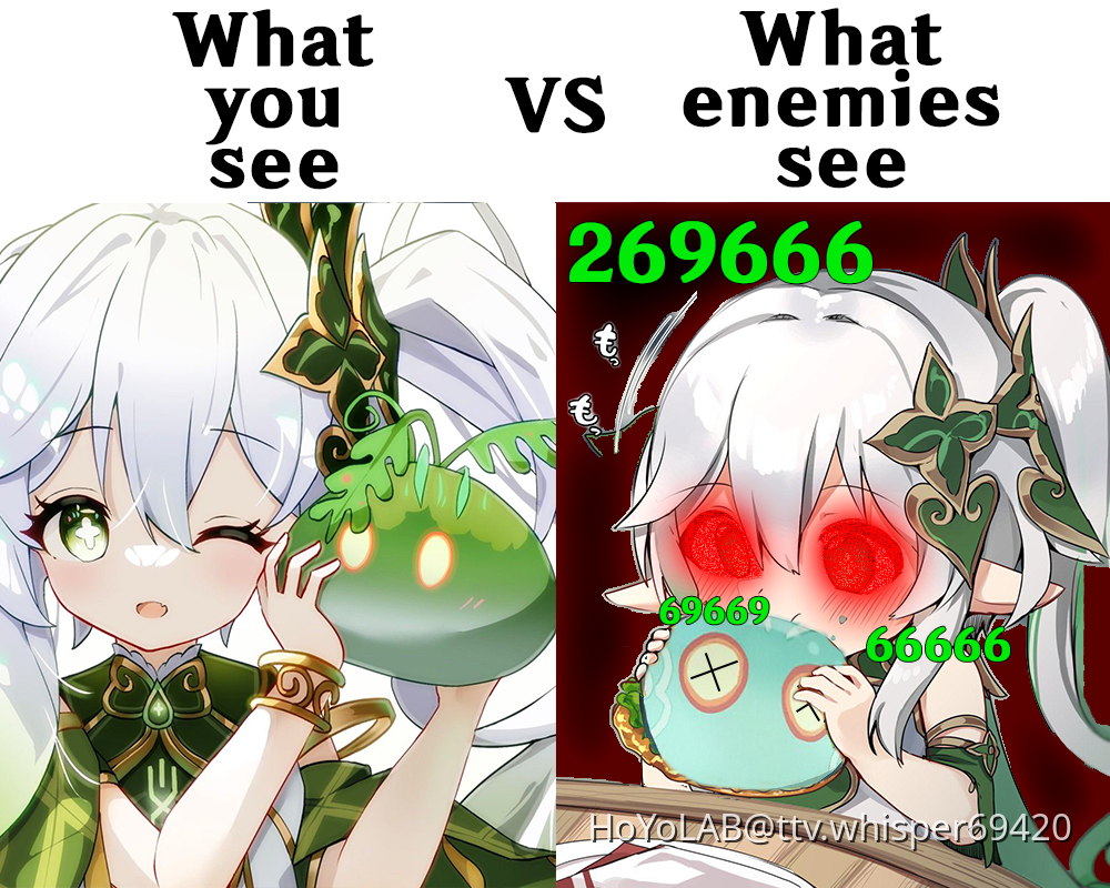 what you see VS what enemies see Genshin Impact | HoYoLAB
