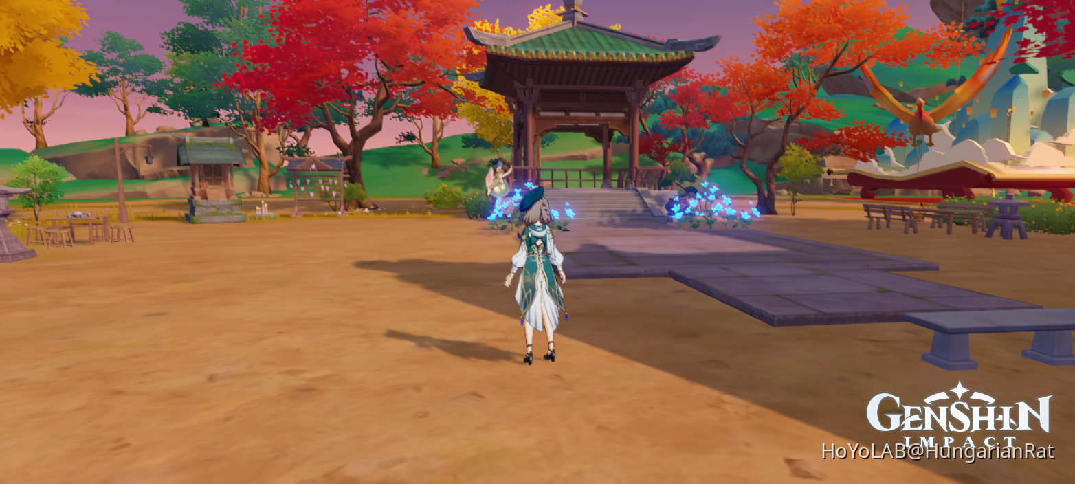 Yelan summoning ritual at my new built wishing shrine Genshin Impact ...