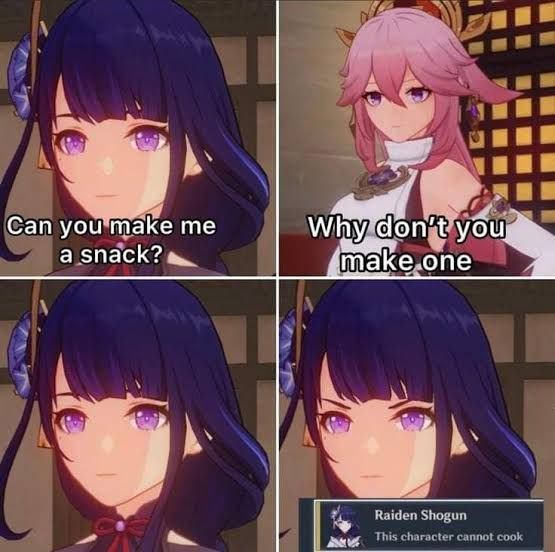 shogun can’t cook 😭 Genshin Impact | HoYoLAB