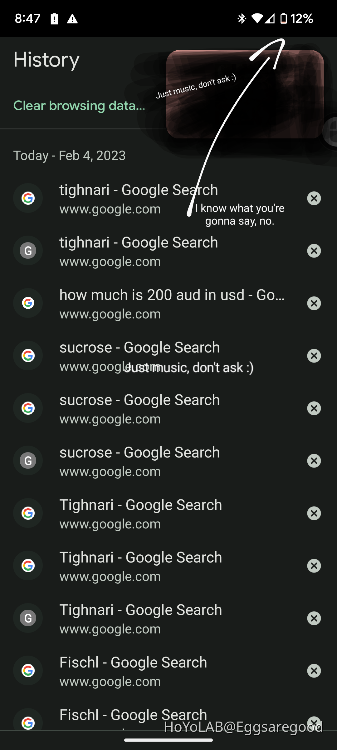 Show me your search history. | HoYoLAB