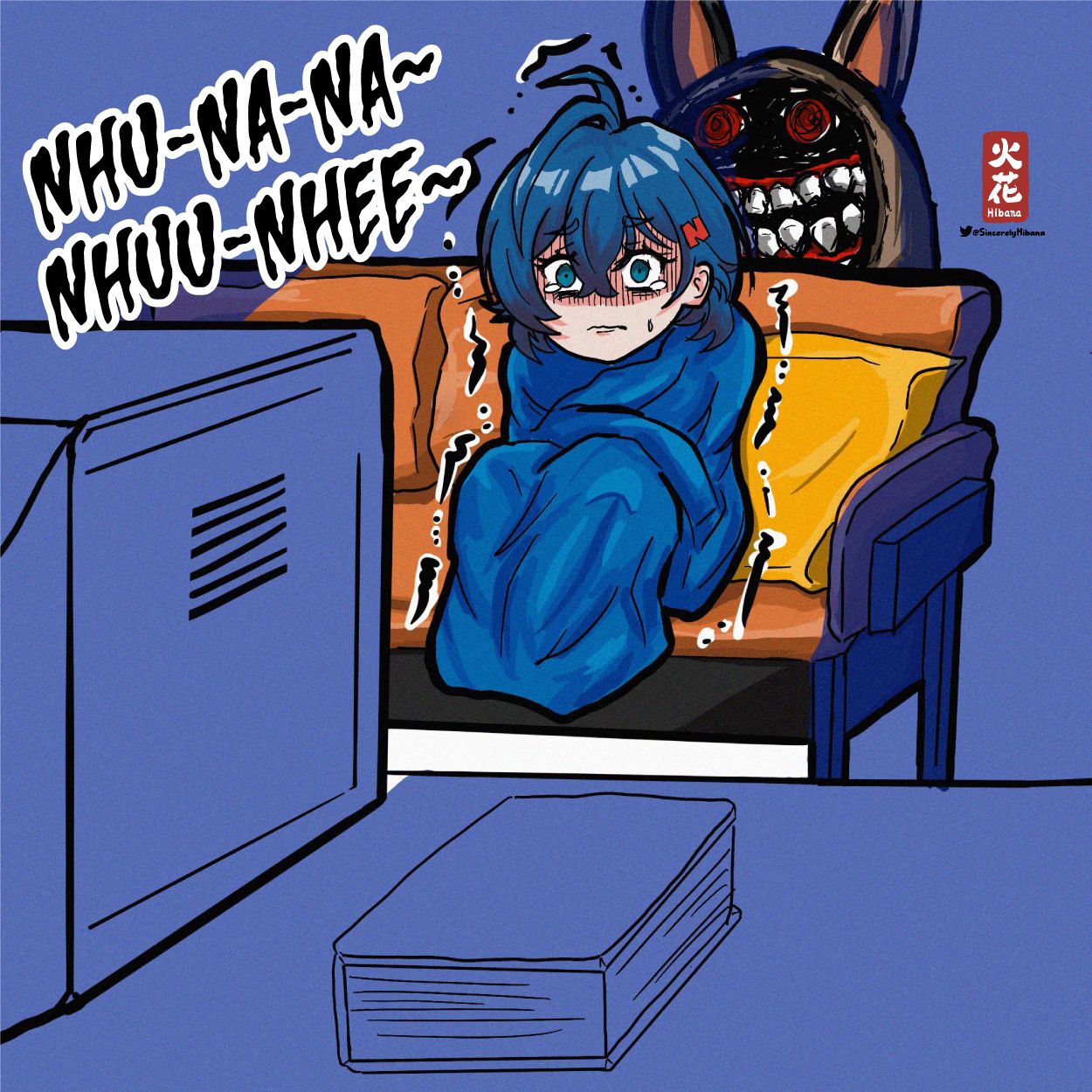 ZZZ Art Challenge [Day 6] — "Belle and Horror Movies at Night." Zenless ...