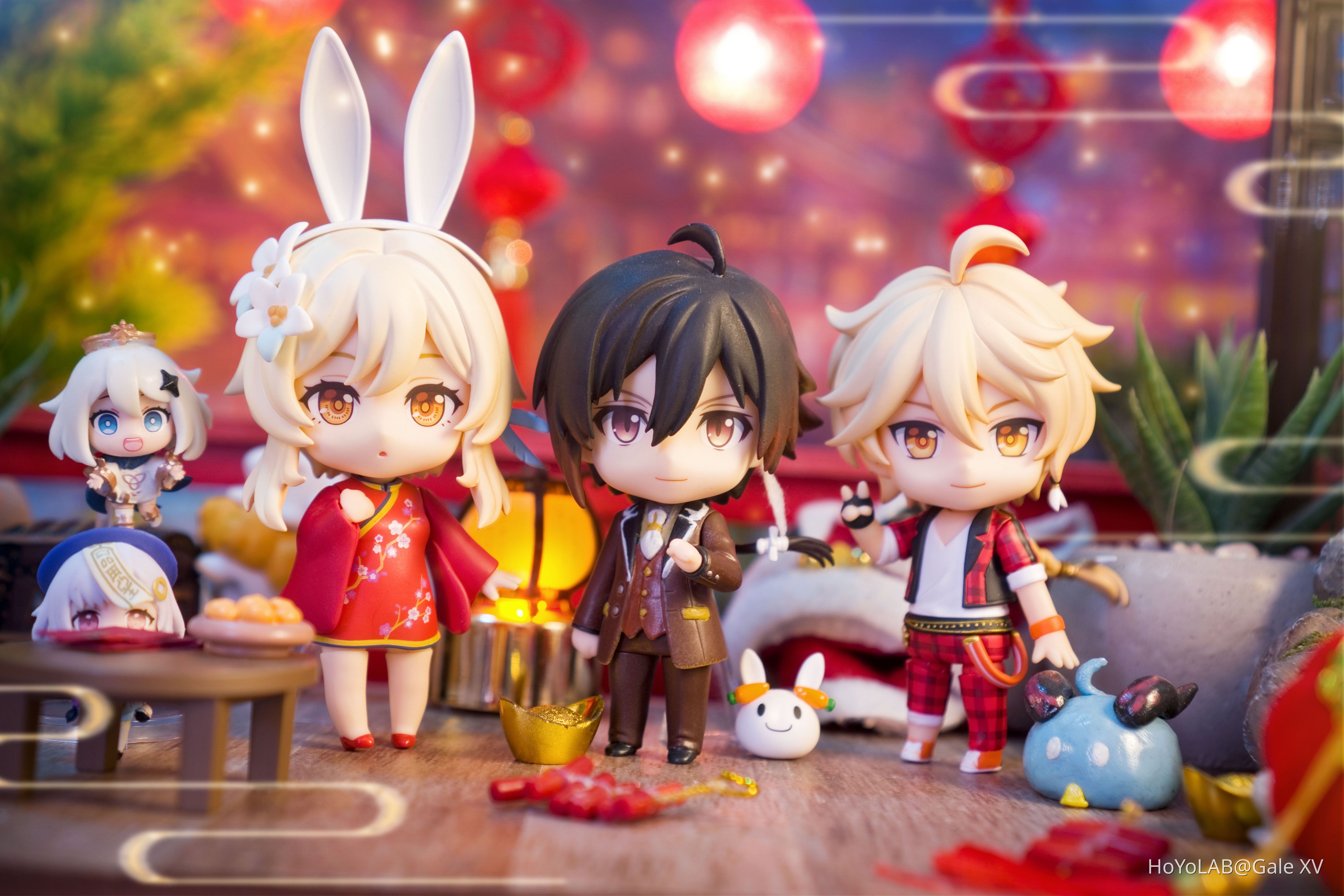 [Nendoroid Photography] Lantern Rite with Aether and Lumine Genshin ...