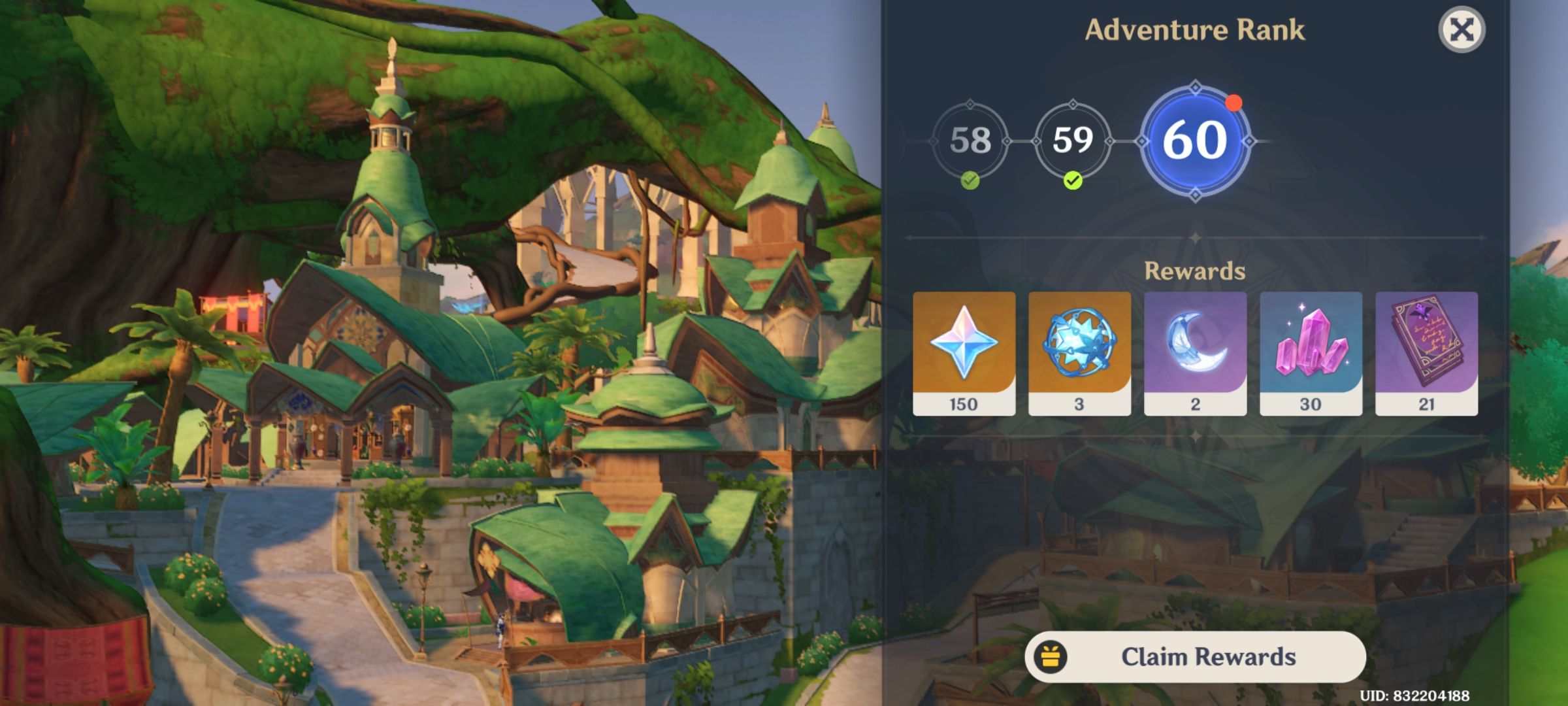 Adventure Rank 60 Genshin Impact | HoYoLAB