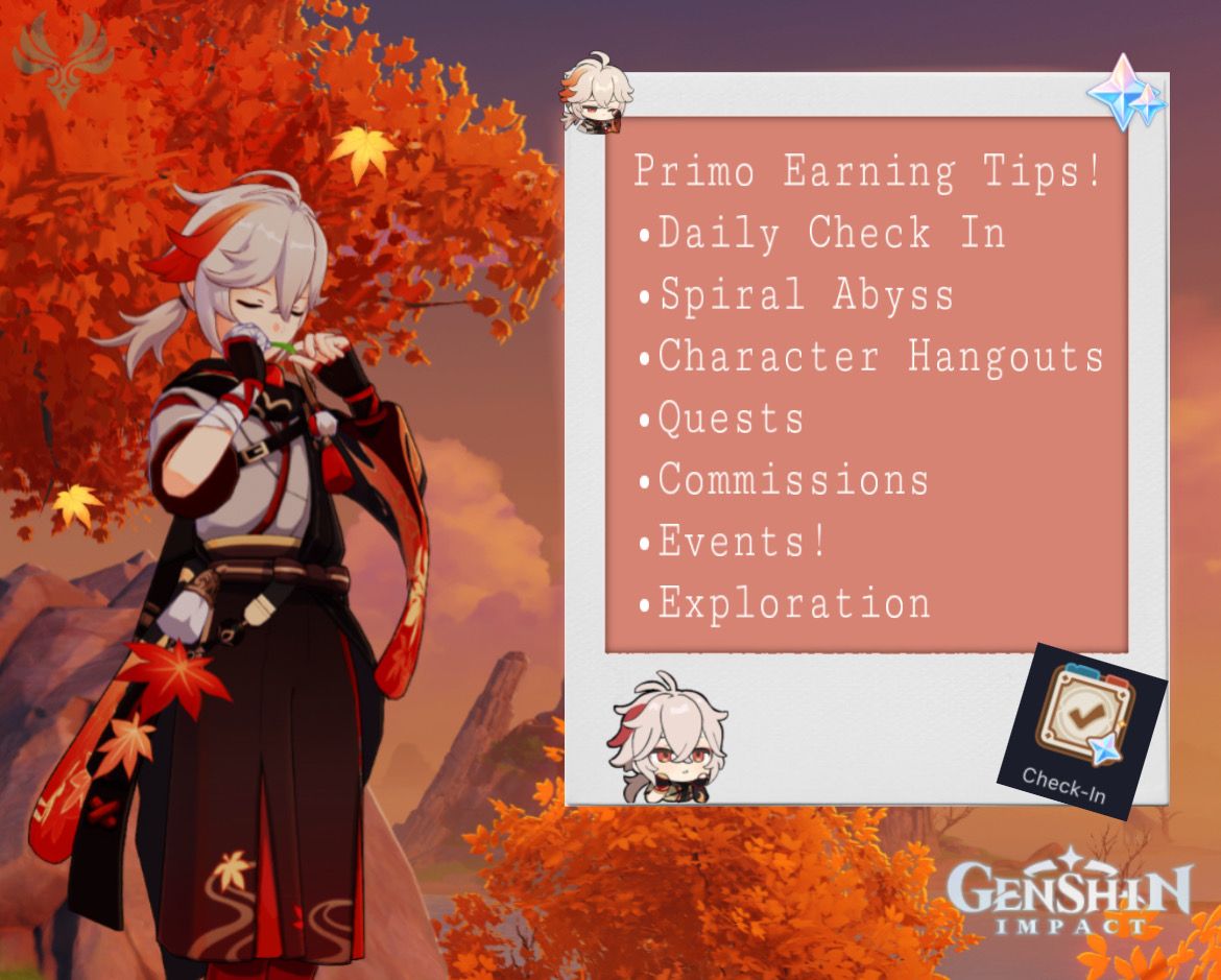 Primo Earning Tips! Genshin Impact | HoYoLAB