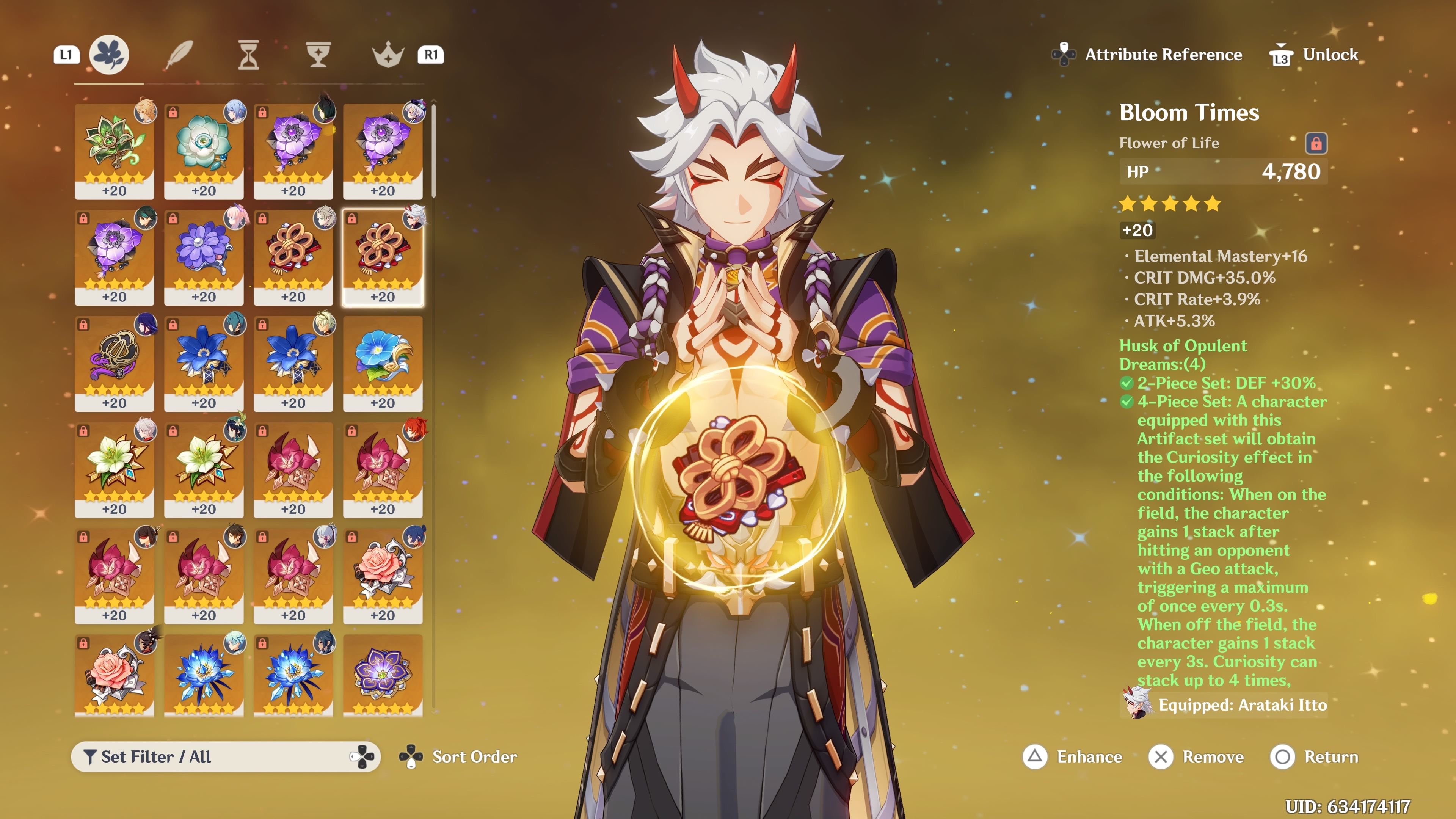 just wanted to share this crazy artifact Genshin Impact | HoYoLAB