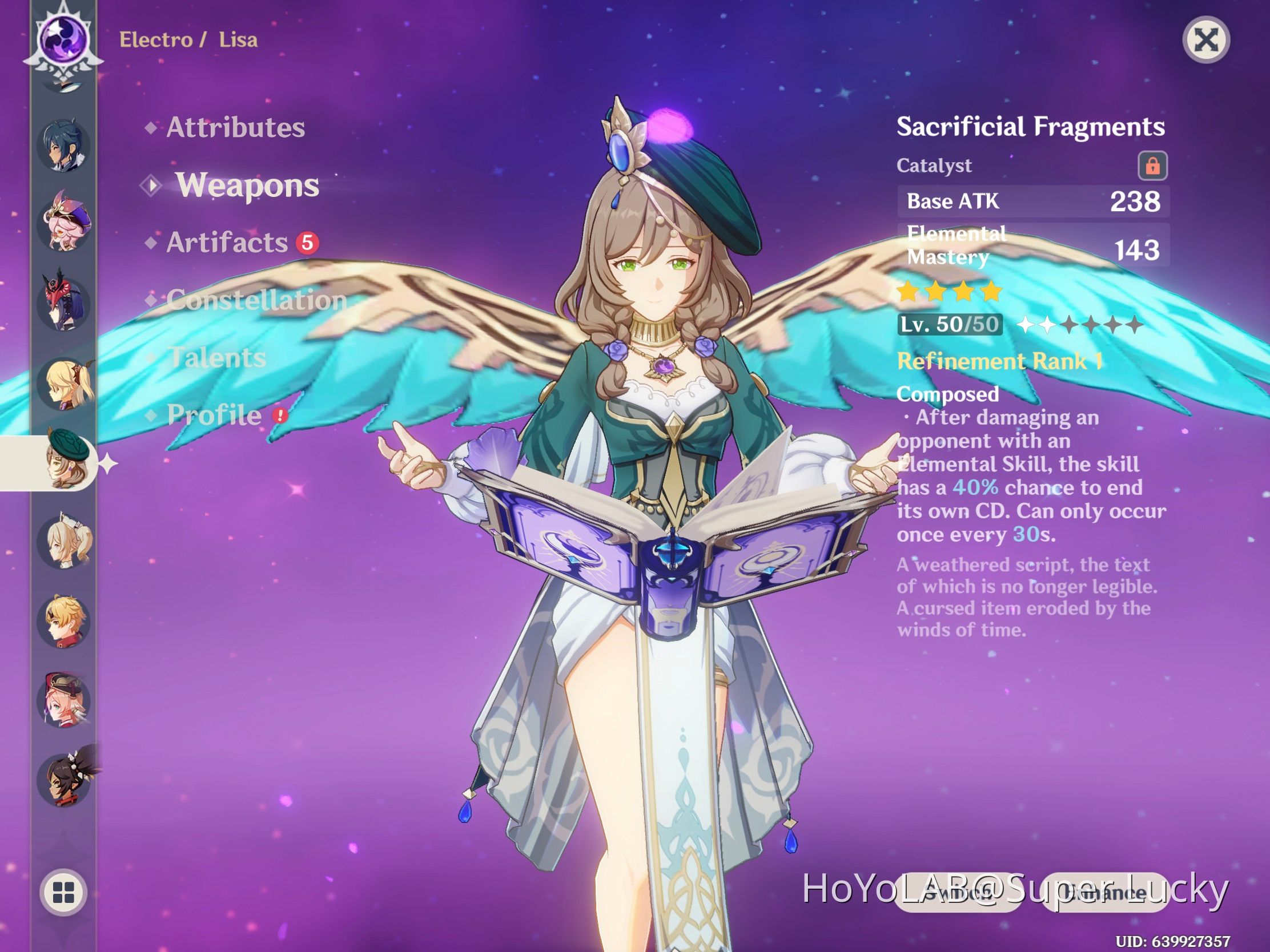 Angel Lisa Genshin Impact | HoYoLAB