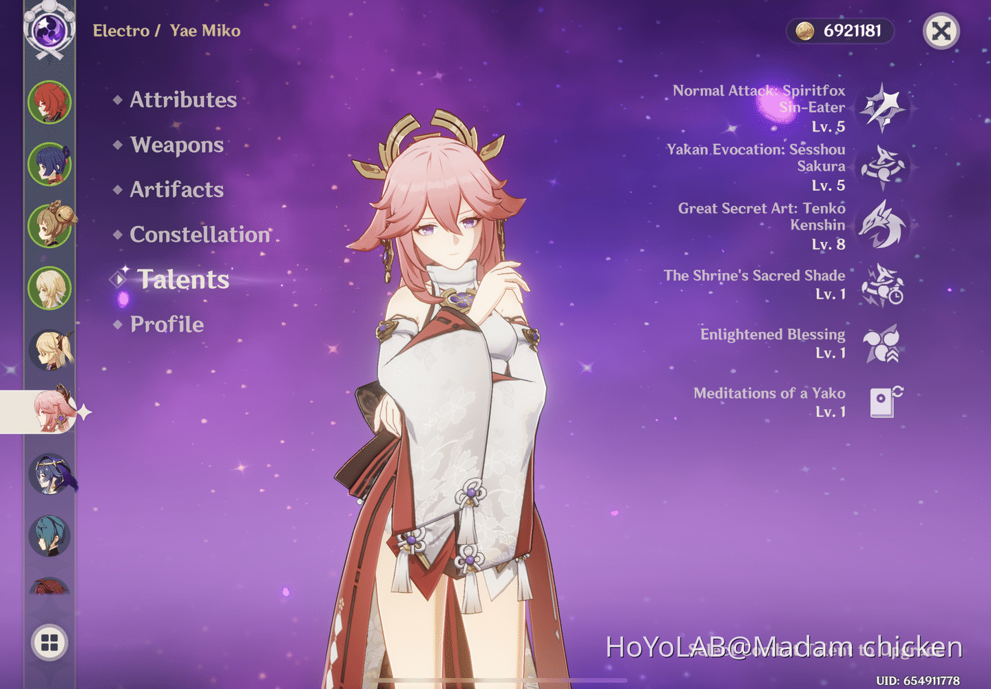 Yae Miko build Genshin Impact | HoYoLAB