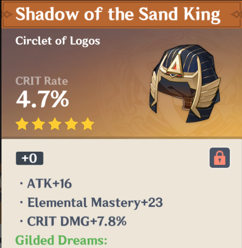 1 step closer to 4 set Gilded Dreams Genshin Impact | HoYoLAB